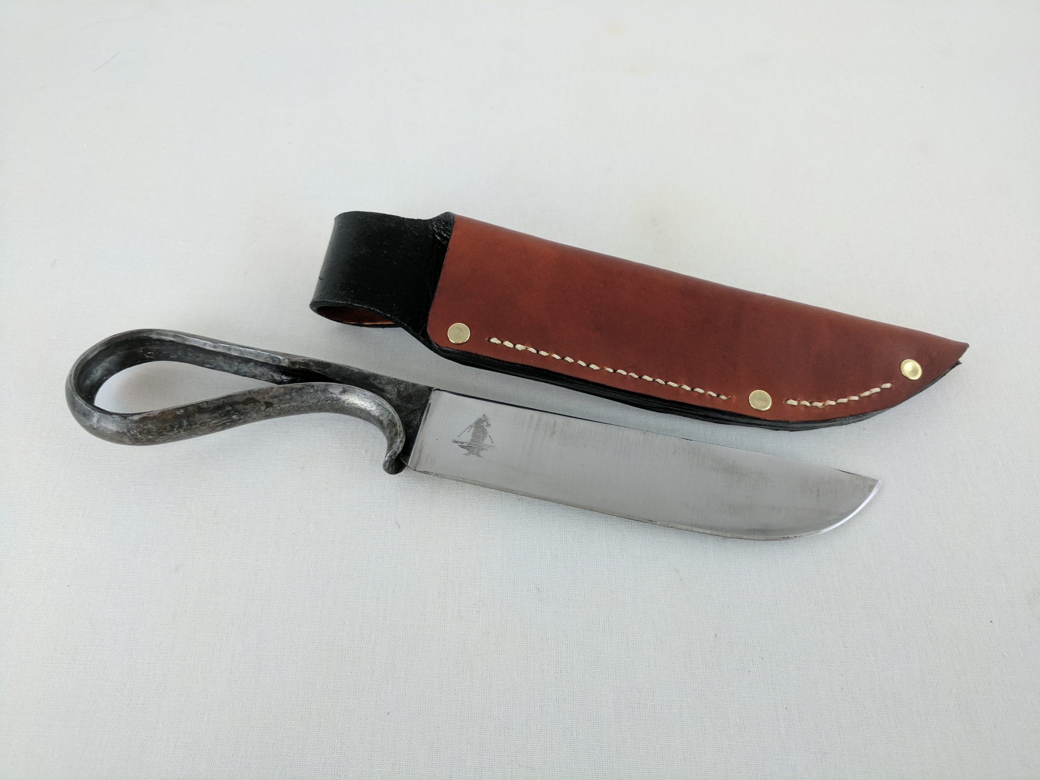 Hand Forged blacksmith iron age knife – Stewart Mountain Forge